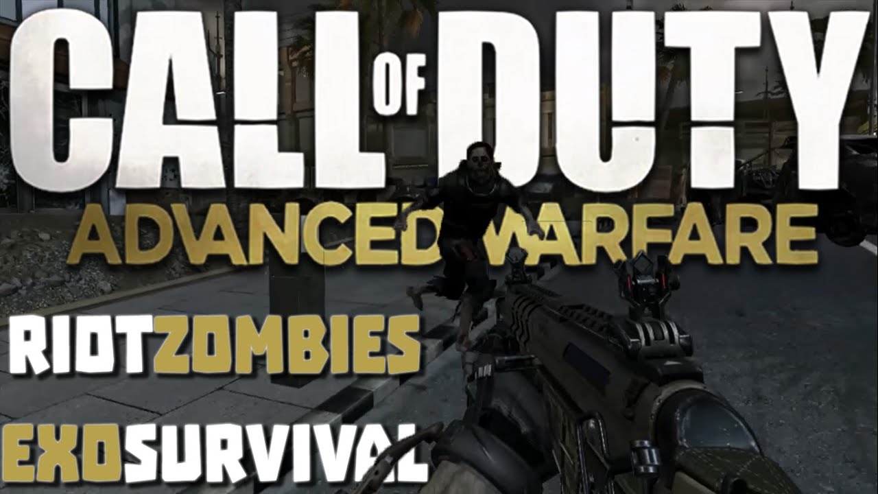 Advanced Warfare "ZOMBIES" Riot Gameplay "EXO-SURVIVAL" - COD AW - YouTube