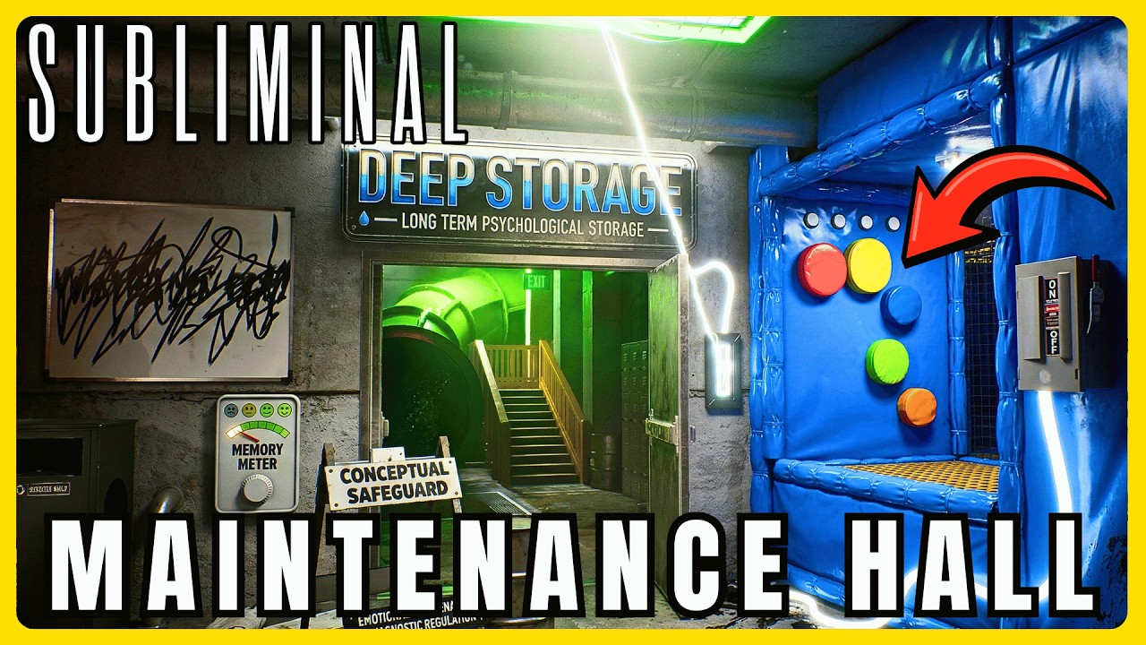 Maintenance Hall - Subliminal | Full Walkthrough Guide - YouTube