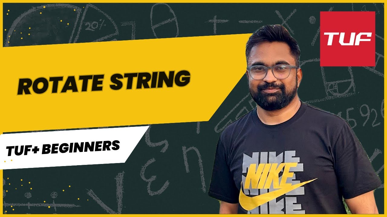 TUF+ Basic String - Rotate String | Java Solution - YouTube