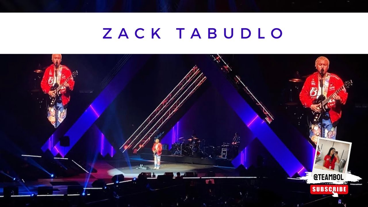 ZACK TABUDLO LIVE PERFORMANCE AT MOA ARENAㅣ Aia Philippines Roar as One ...