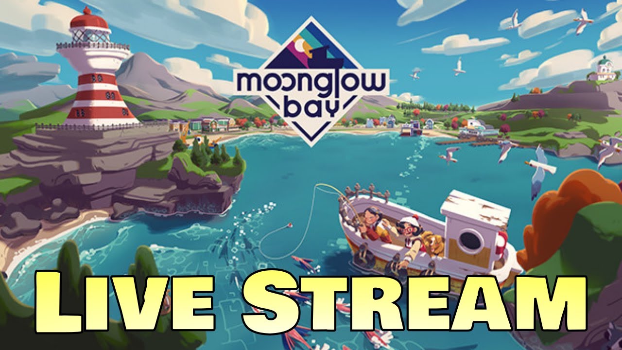 Playing Moonglow Bay, a cozy fishing & cooking game! - YouTube