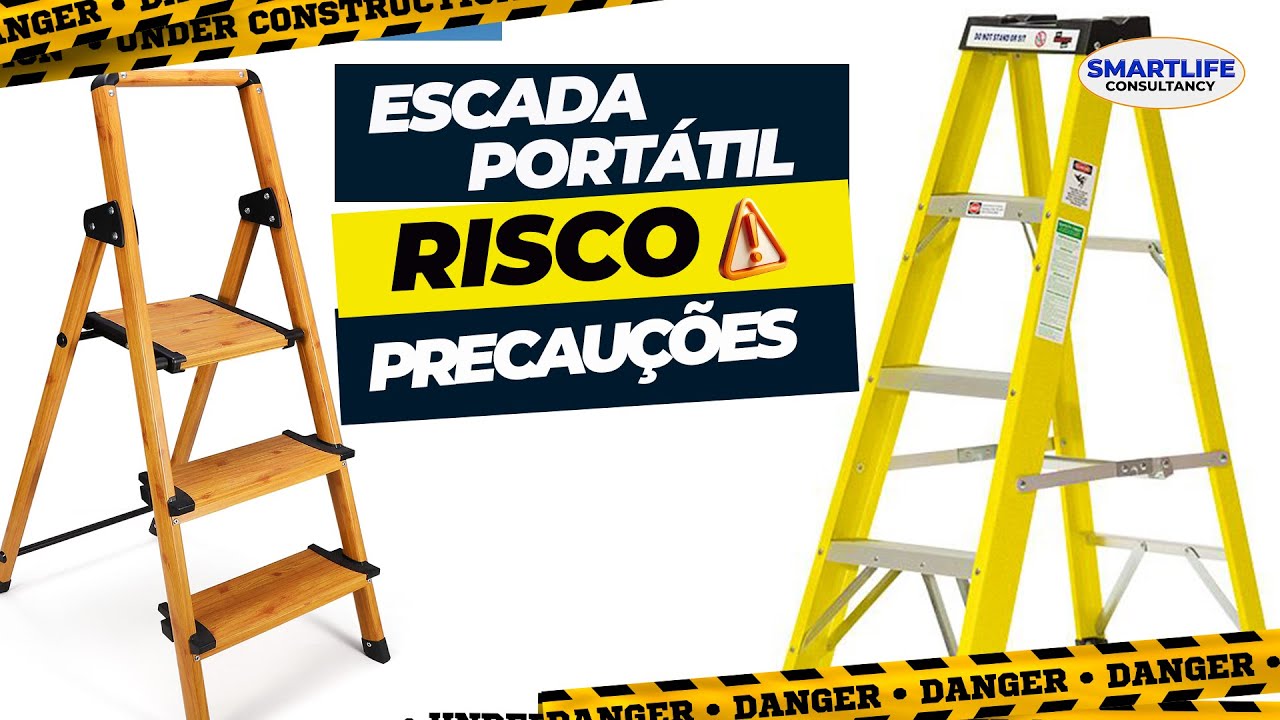 SmartFlash - Riscos com Escada Portatil - YouTube