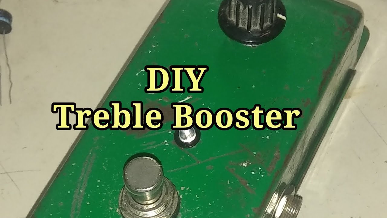 Pedal Treble Booster de germanio DIY - YouTube