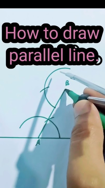 how to draw parallel lines l how to draw parallel lines with compass #shorts #trending #viral ...