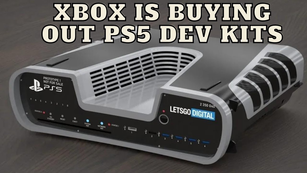 XBOX IS BUYING OUT ALL THE PS5 DEV KITS! NEW SUPPORT FOR XBOX GAMES ...
