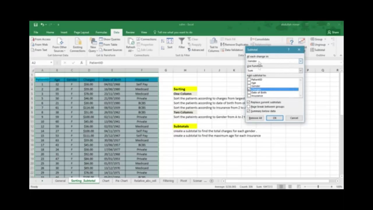 excel (CS JU) - YouTube