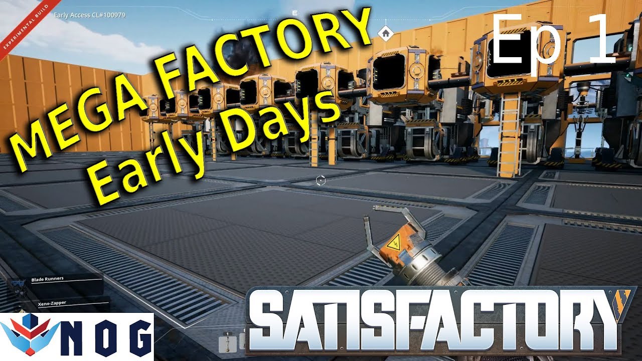 Satisfactory Mega Factory Ep1 - Quick Mega Factory Start - Gameplay ...