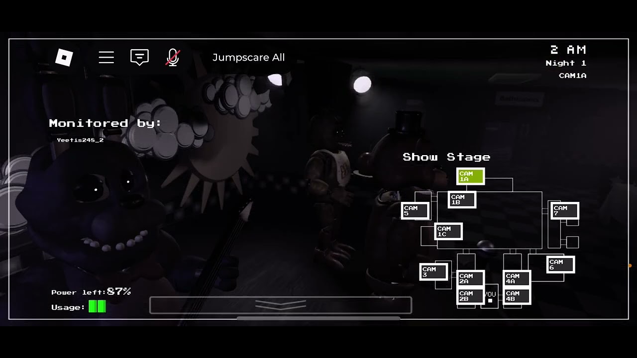 Beating Fnaf 1 in co-op | part 1 - YouTube