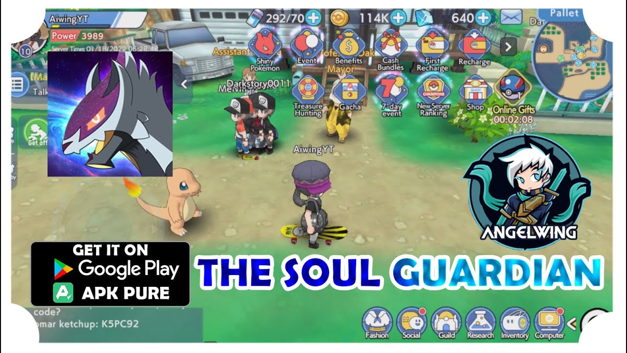🆕🗣 The Soul Guardian new Pokemon Game [#1] Gameplay & 3 Codes! - YouTube