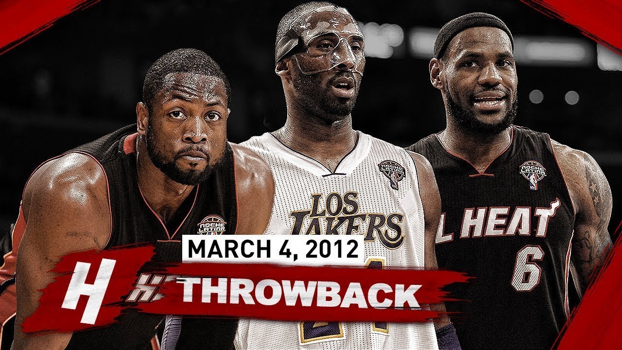 When MASKED Kobe Bryant Faced PRIME DUO LeBron & Dwyane Wade! EPIC Duel ...