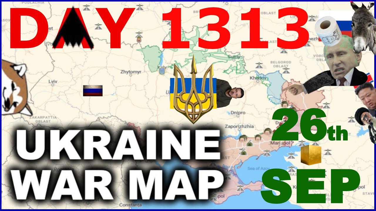 Day 1313: Ukraïnian Map #PaperBearVova - YouTube