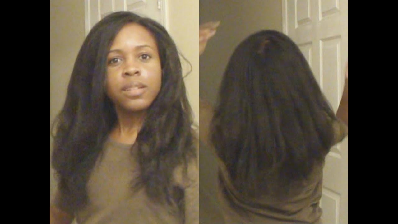 How I Flat Iron Natural Hair | Comb Chase Method - YouTube