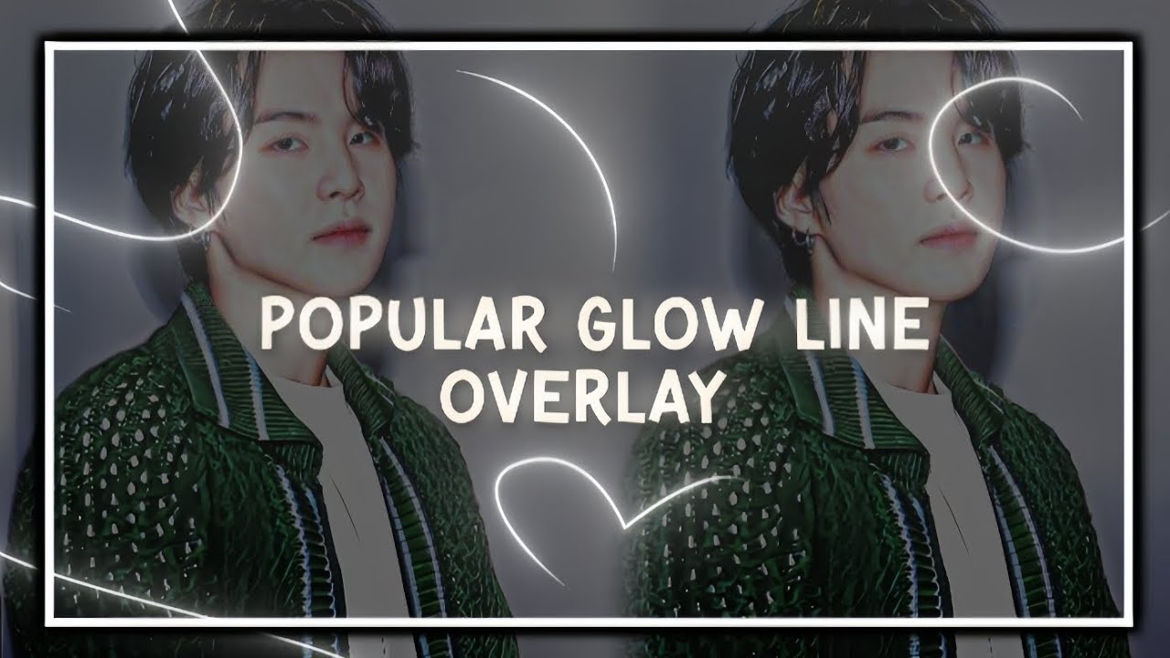 Popular Glow Line Overlay For Editing - YouTube