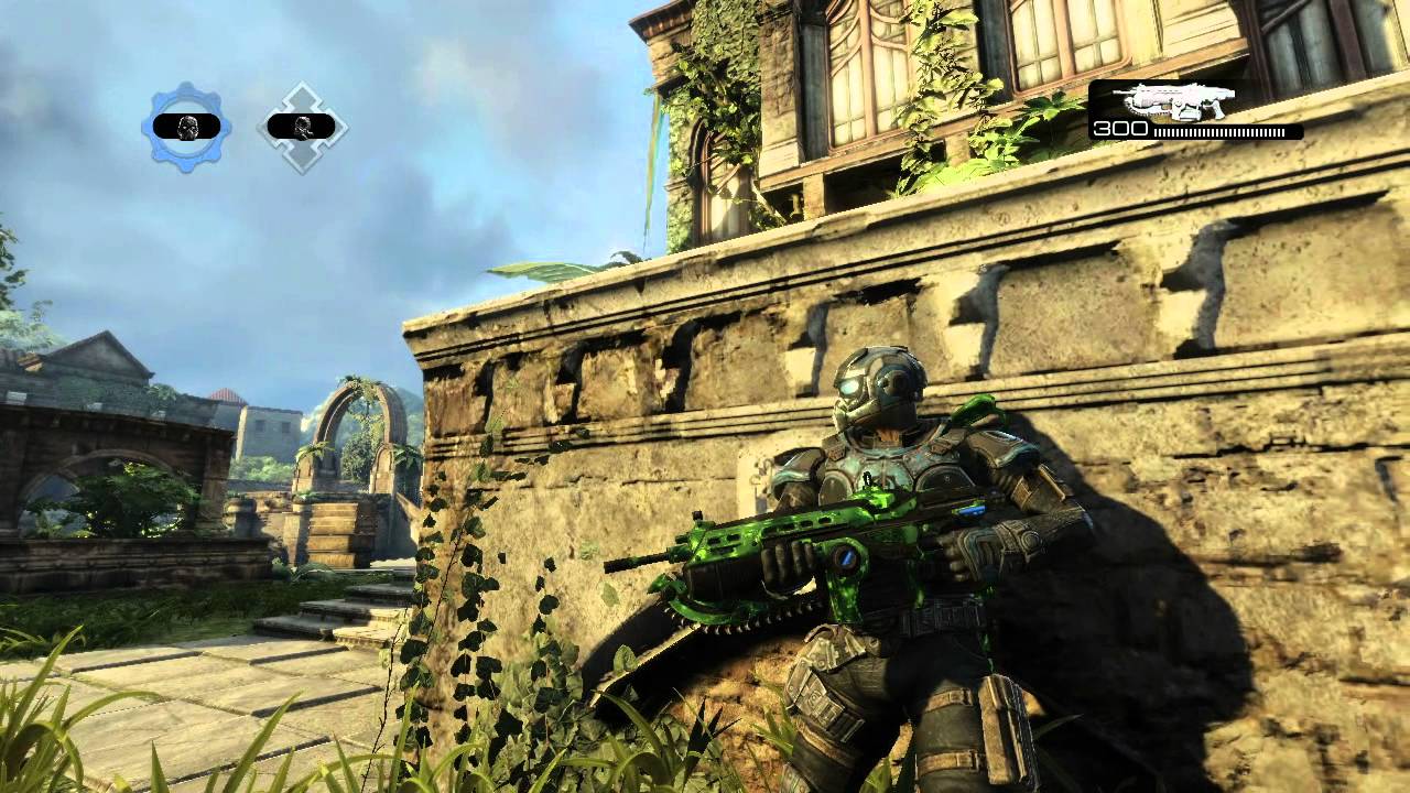 Gears of War 3 - Liquid Green Weapon Skins - YouTube
