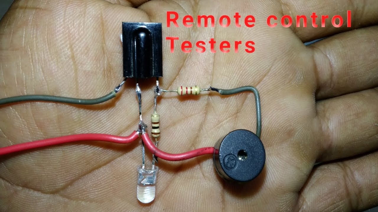 how to make 2 simple remote control testers nano Tech - YouTube