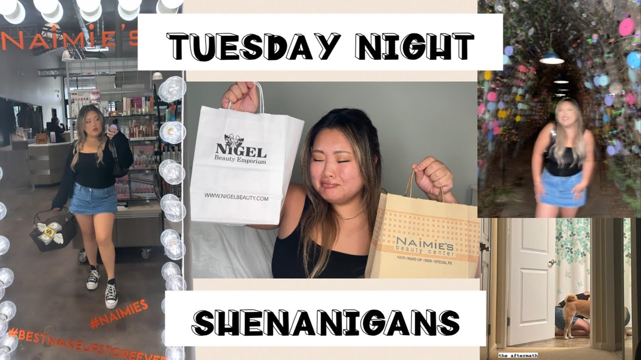 Wild Tuesday Night VLOG | Pro MUA Haul, Dinner & Drinks :0 - YouTube