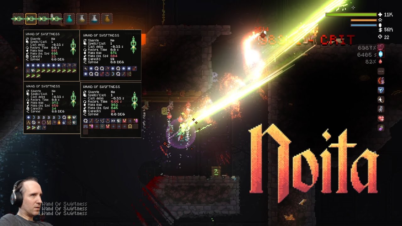 Locating Orbs in Parallel Worlds | Noita - YouTube