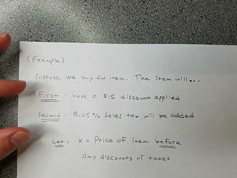 college algebra video four, part three - YouTube