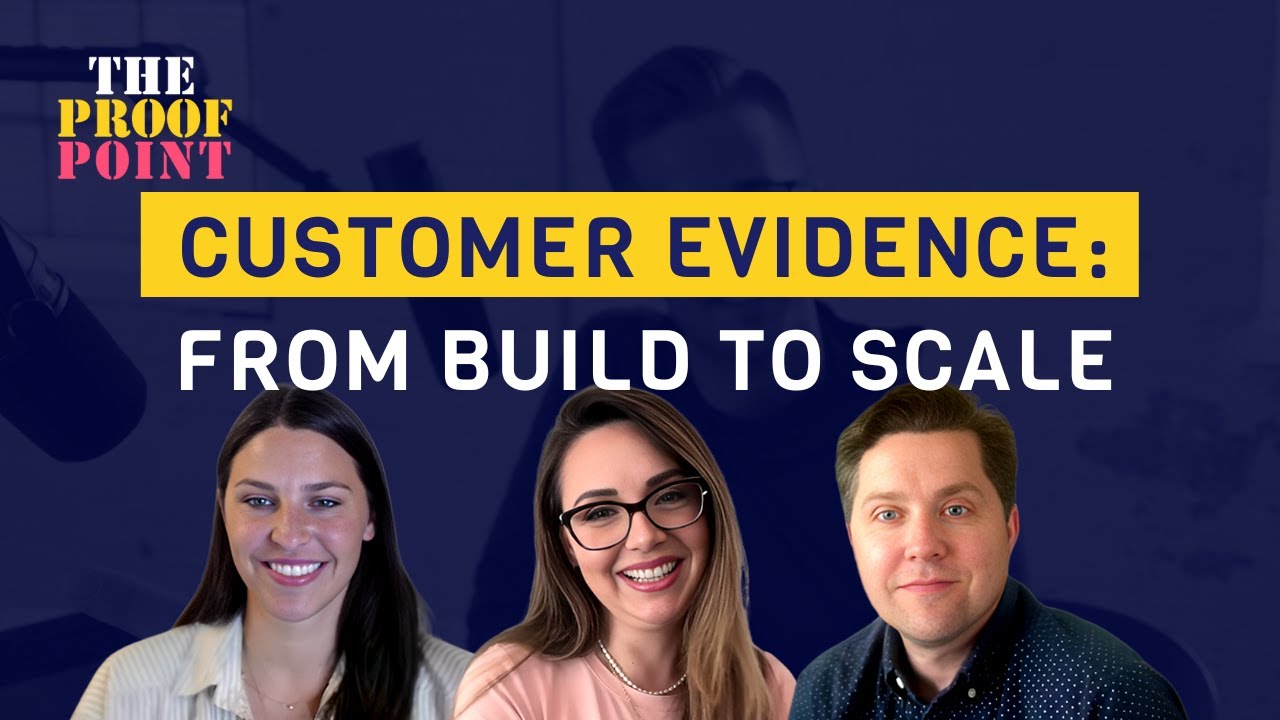 Building and scaling customer evidence programs - YouTube