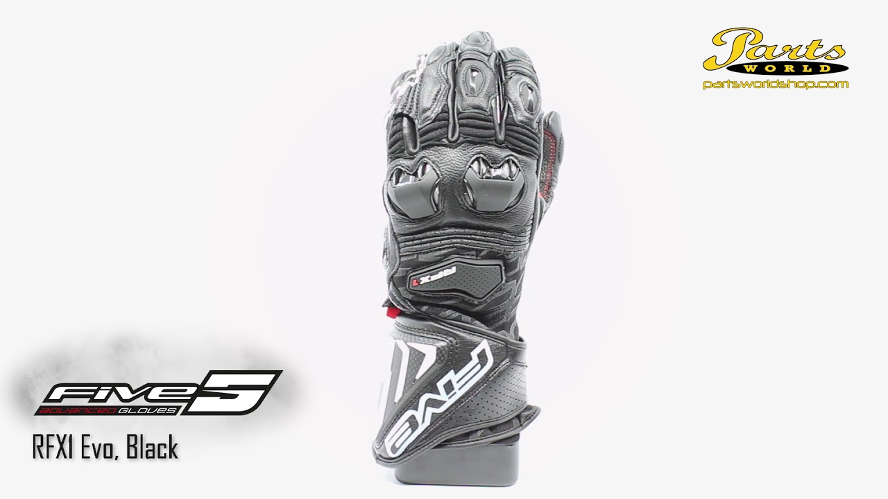 Five Gloves RFX1 Evo Black by Parts World AG - YouTube