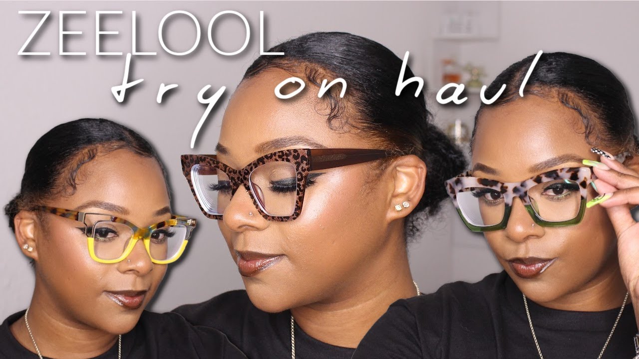 Another Zeelool Try On Haul | Summer Time Fine Frames! - YouTube