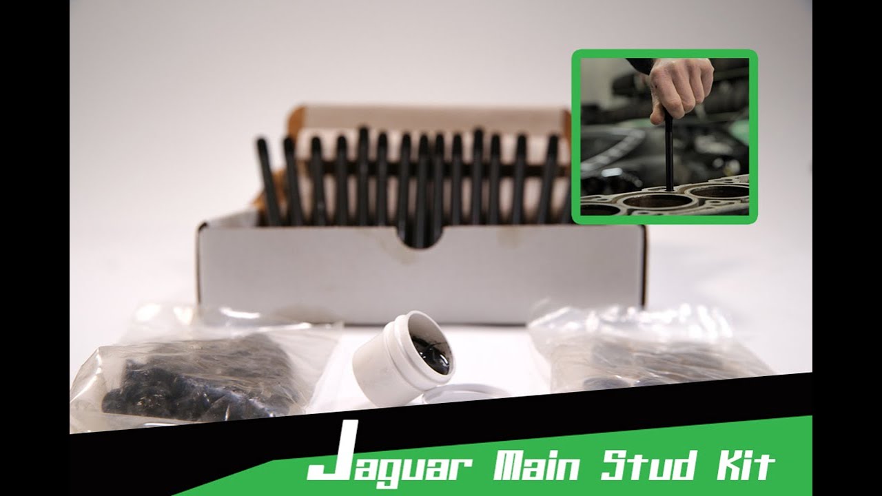 Jaguar Range Rover Main & Head Stud Kits - AJ133 V8 - YouTube