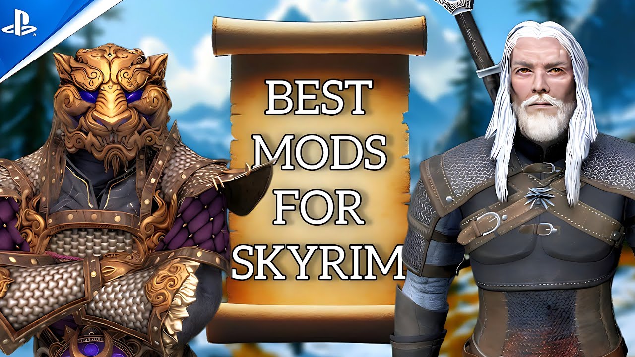 Top 20 mods for Skyrim on PS4/PS5, XBOX & PC - YouTube