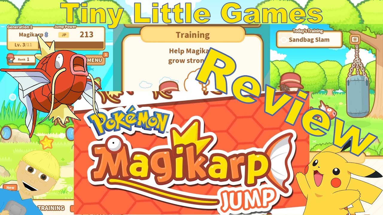 Pokemon Magikarp Jump Android iOS Game Review - YouTube