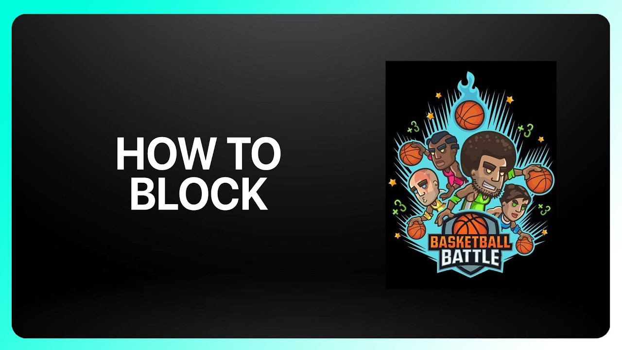 How To Block in Basketball Battle Tutorial - YouTube