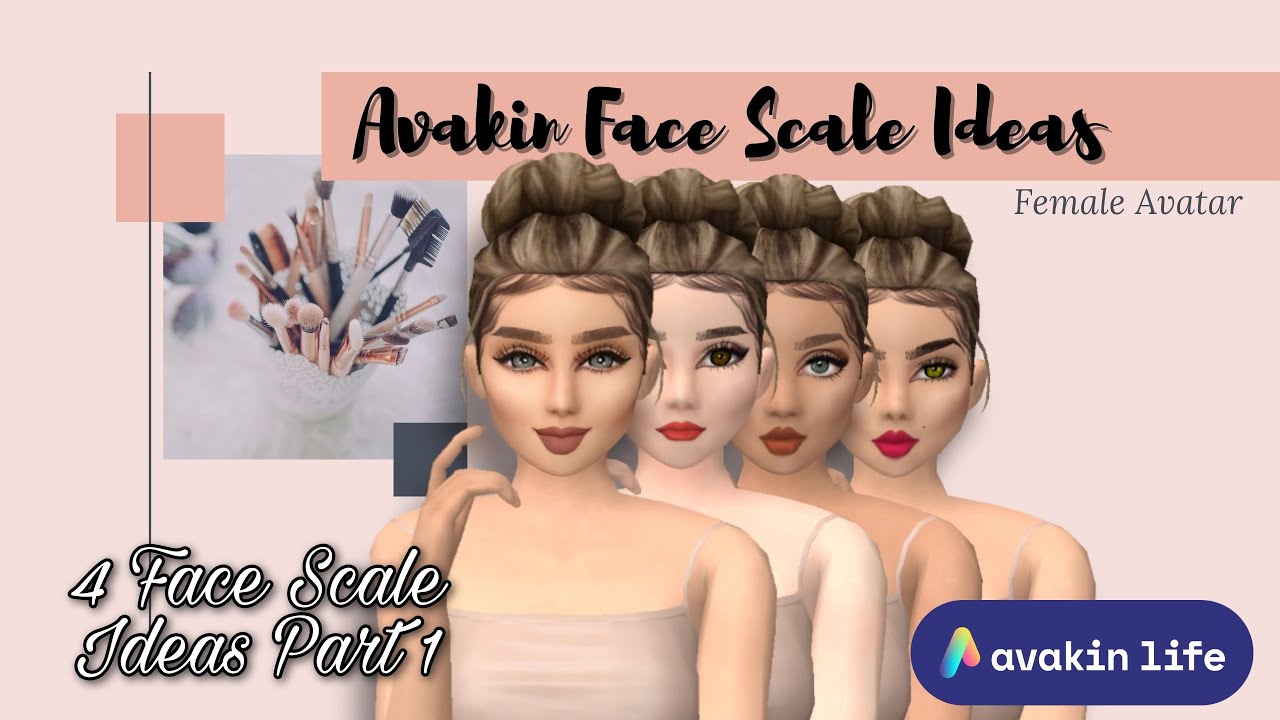 Avakin life face look ideas | Avakin Life Tutorial - YouTube