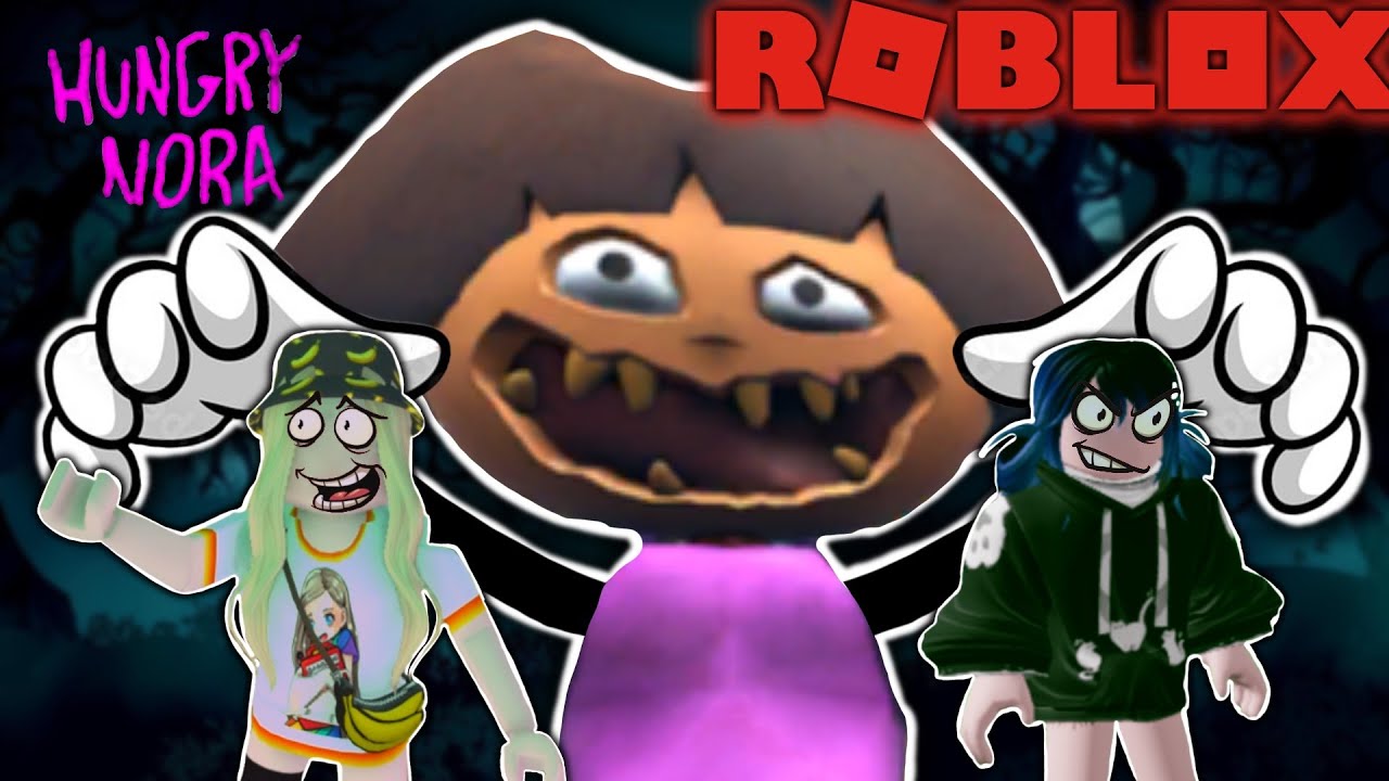 😱 UCIEKAMY Z WERKĄ AFERKĄ PRZED STRASZNĄ DORĄ !!! 😱 Hungry Nora Roblox ...