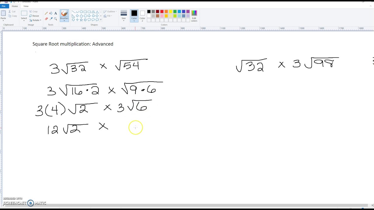 Square Root Multiplication Advanced YouTube square-root-multiplication-advanced-youtube