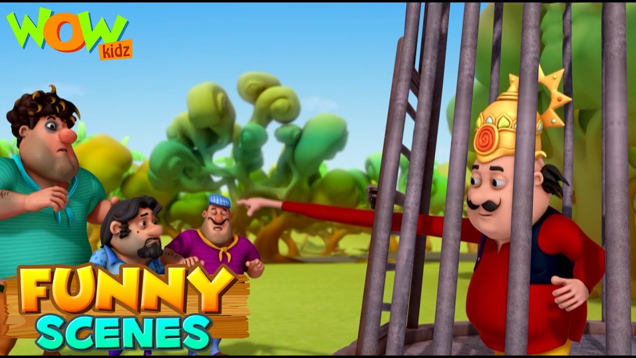 BEST SCENES of MOTU PATLU | FUNNY Cartoons in Hindi | Wow Kidz ...