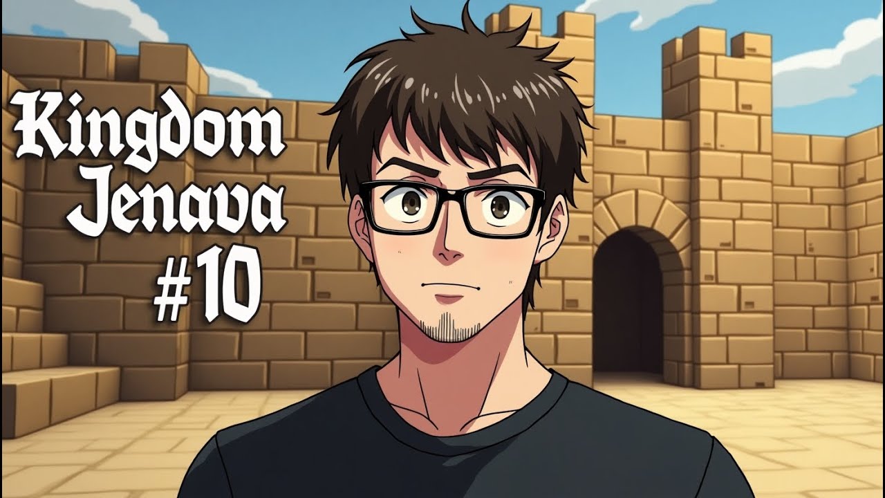 Kingdom Jenava #10 – Sandstone Wall & Desert Mine Project (Minecraft ...