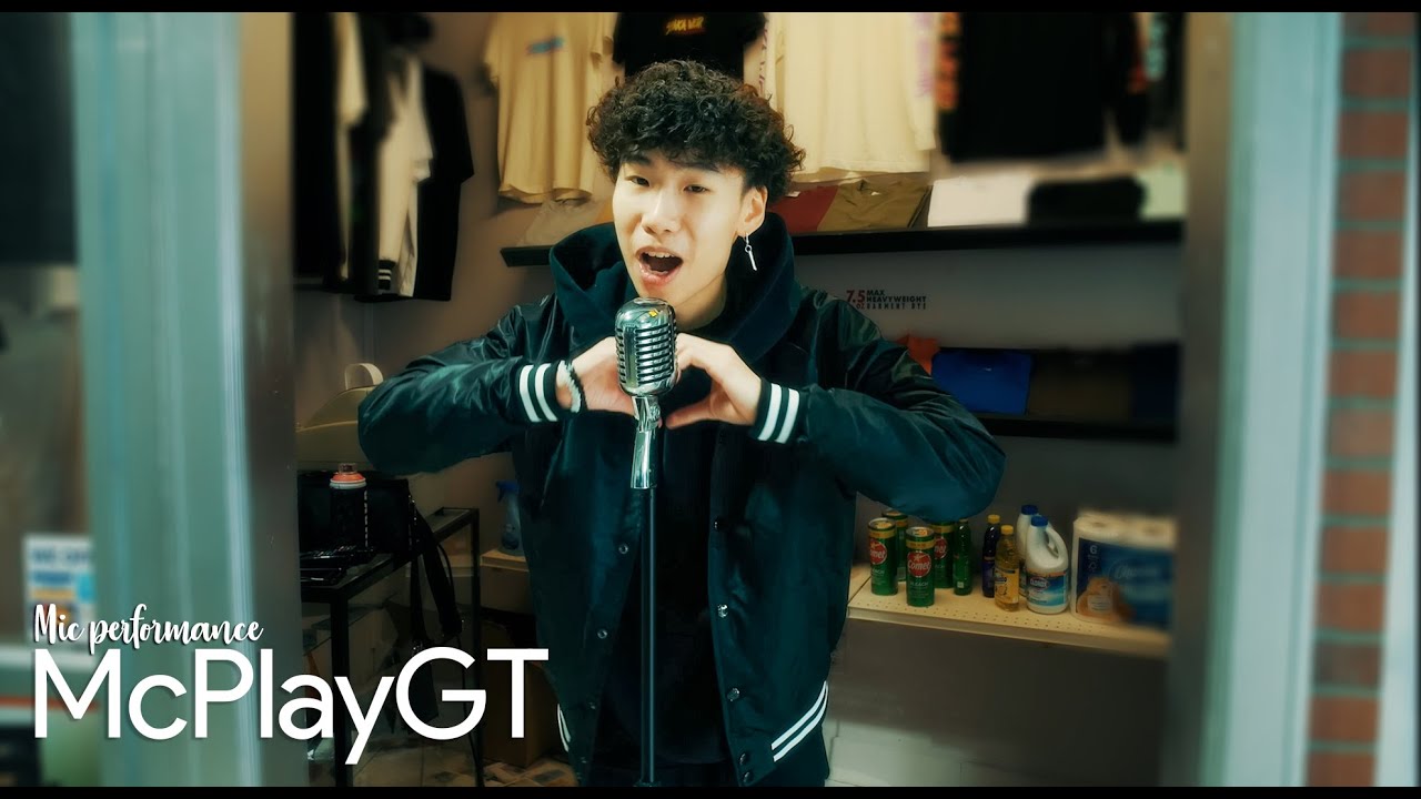 McPlayGT - "IDontWannaFallInLove" Mic Performance (Lyric Video) - YouTube