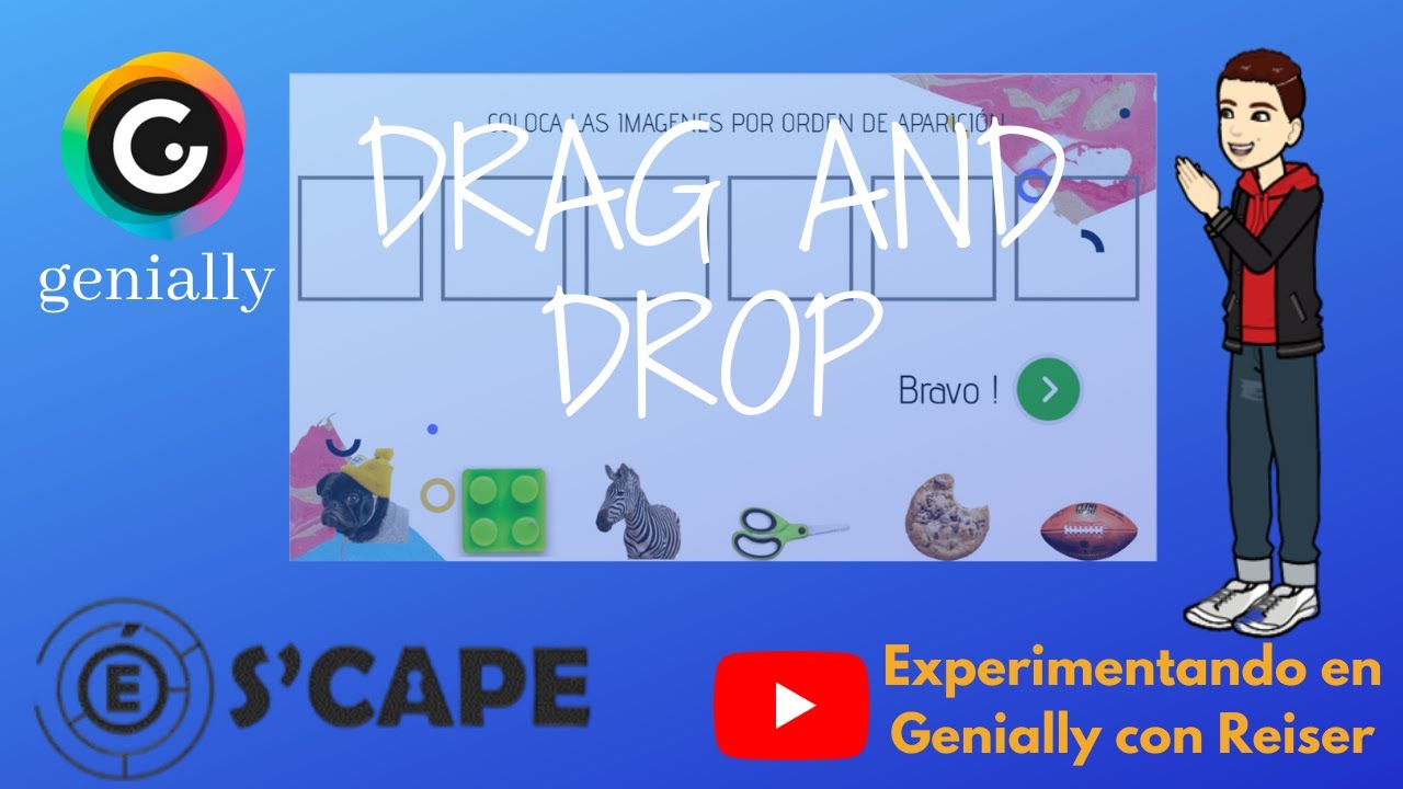 Aprende a hacer 1 Drag and Drop (haz juegos impreionantes que antes no ...