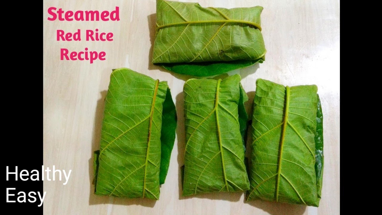 Steamed Red rice recipe | Steamed Healthy recipe | Urududa Gatti ...