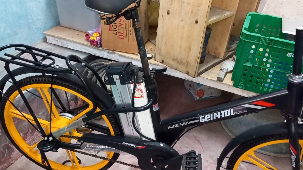 E bike from shopee review unboxed - YouTube