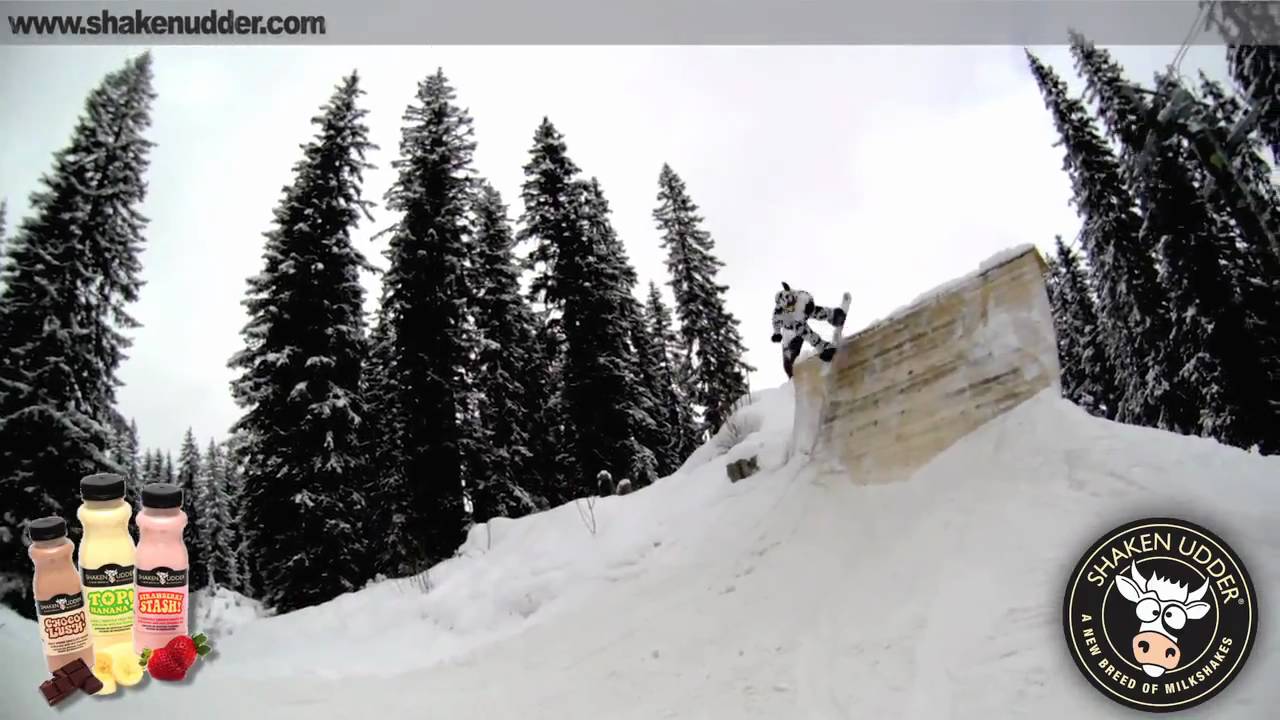 Stunt cow crew Snowboarding - YouTube