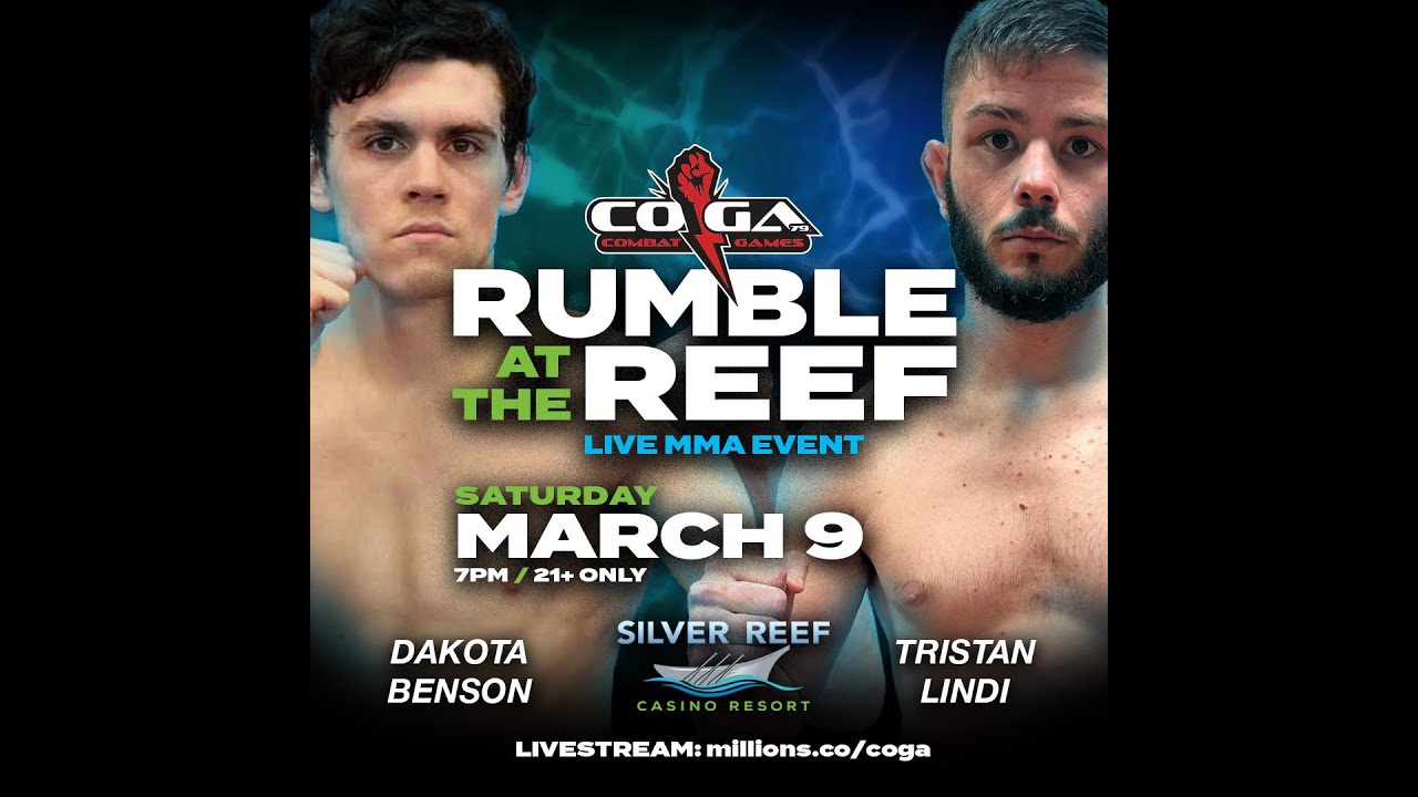 COGA Combat Games 79: Rumble at the Reef 3 Tristan Lindi vs Dakota ...