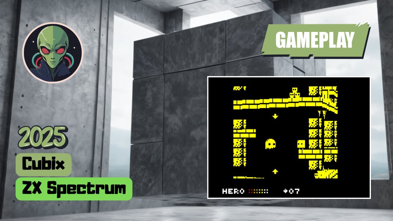 Cubix (ZX Spectrum) (2025) BrewOtaku Quick Gameplay - YouTube