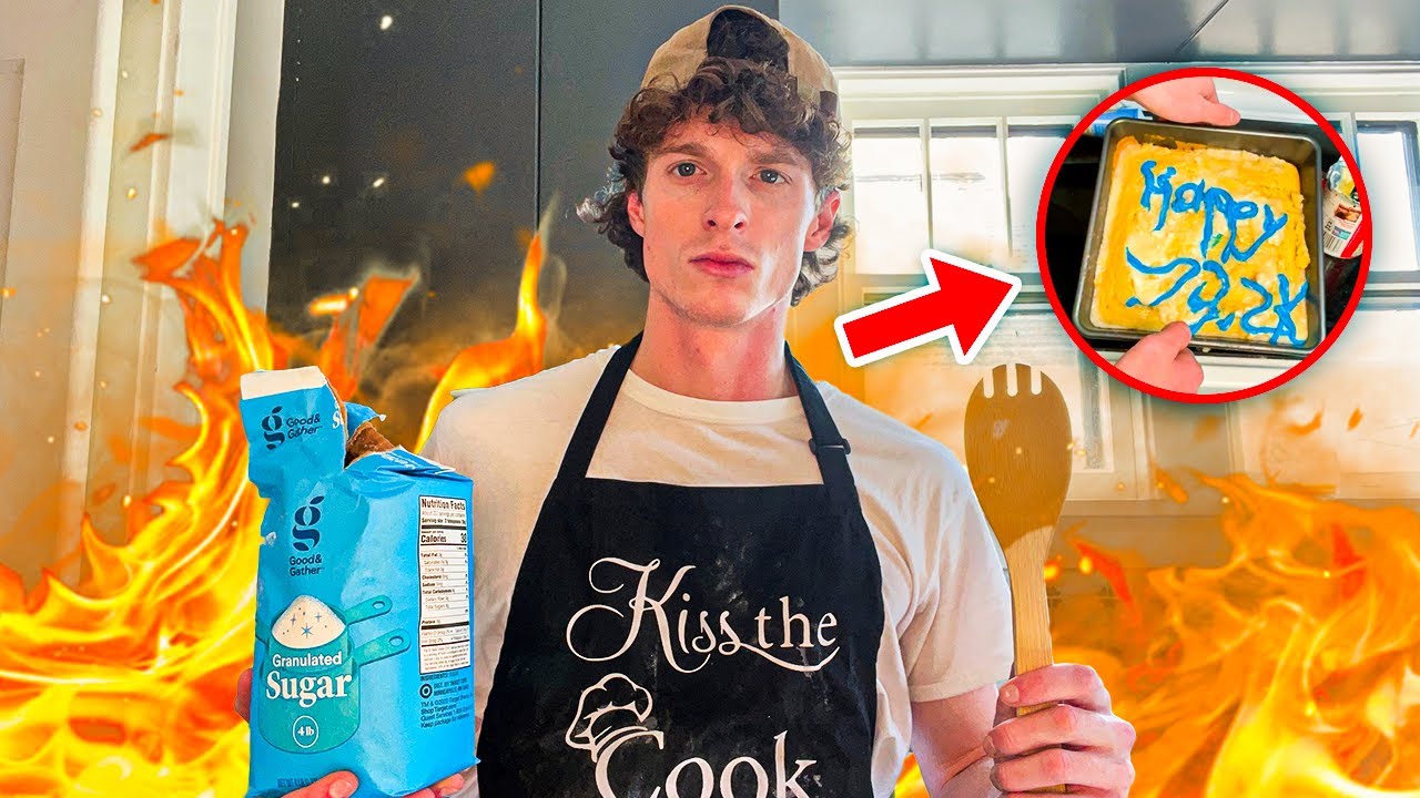 I Baked a Cake for the First Time - YouTube