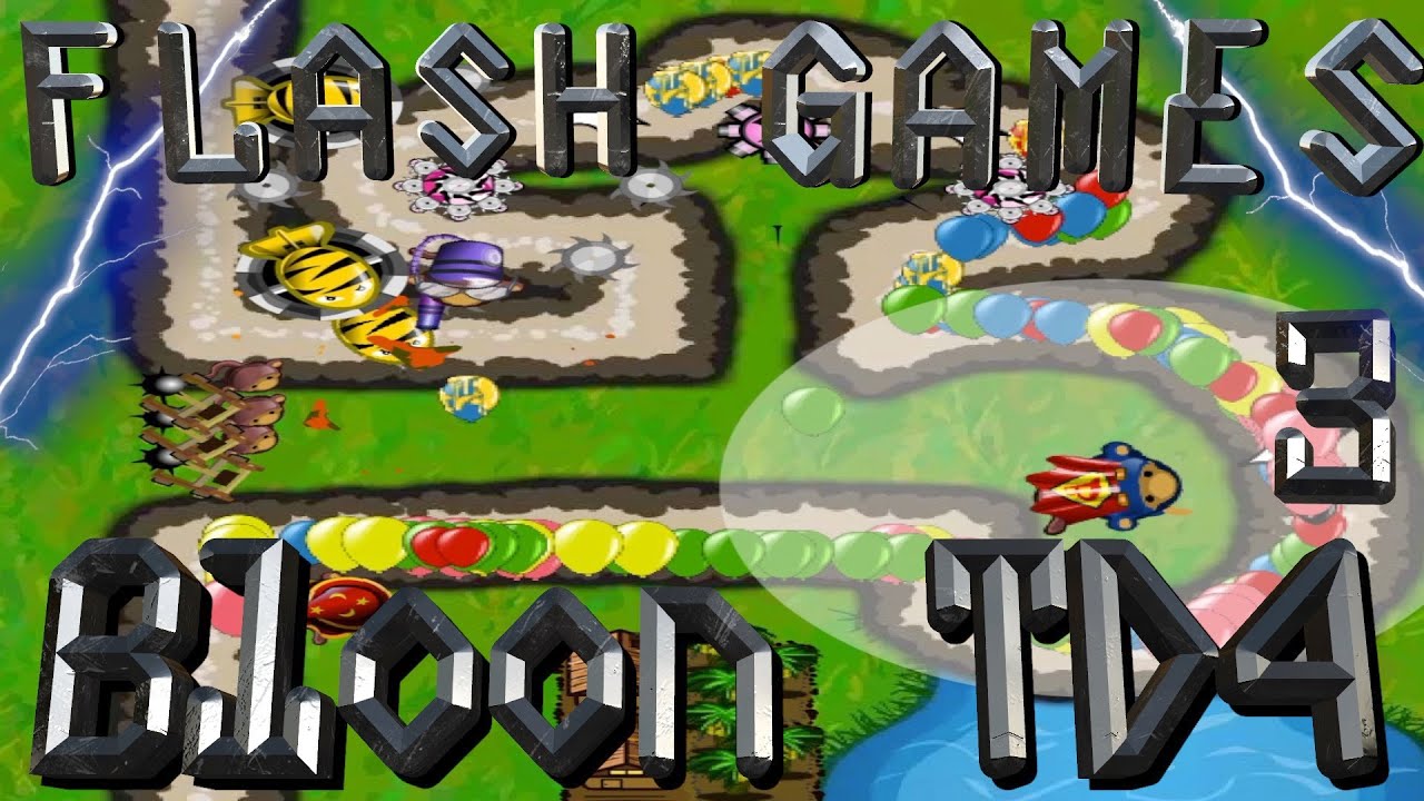 Flash Games Friday: Bloons TD4 Part 3 - YouTube