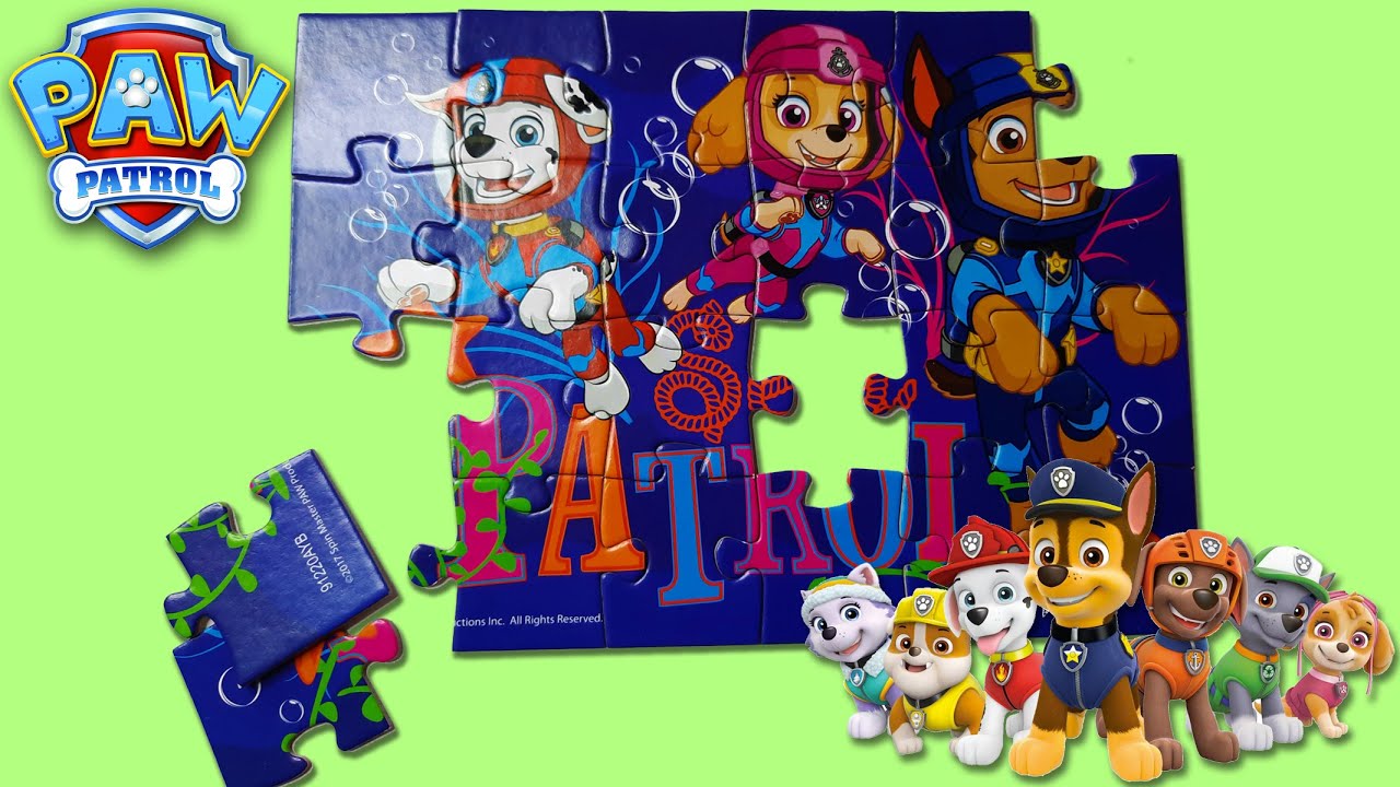 Paw Patrol Sticker Paw Patrol Puzzle For Kids Set - Paw Patrol Gift ...