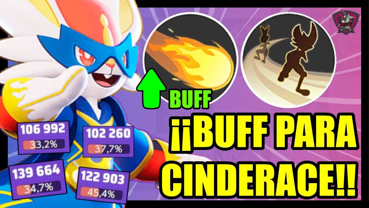 BUFF PARA CINDERACE😱MEJORES OBJETOS Y MEDALLAS⭐BUILD CINDERACE POKEMON ...