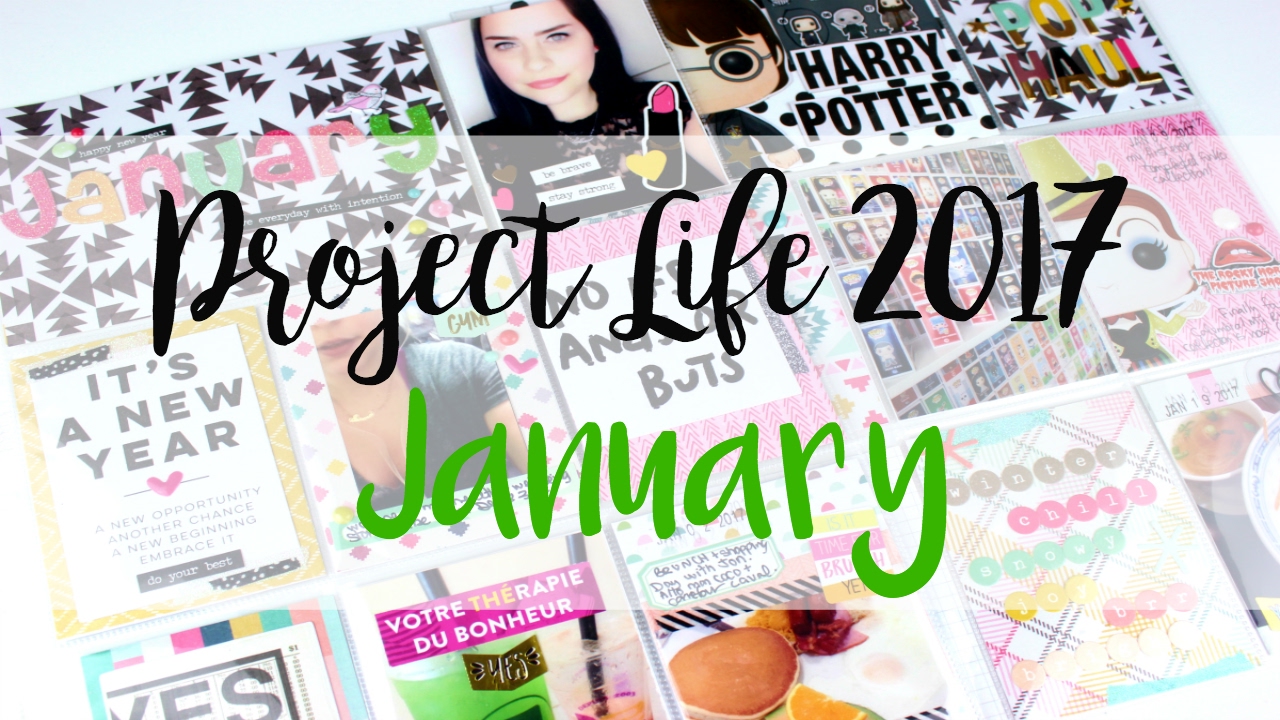 9x12 Project Life Monthly Share: January 2017 | Serena Bee Creative ...