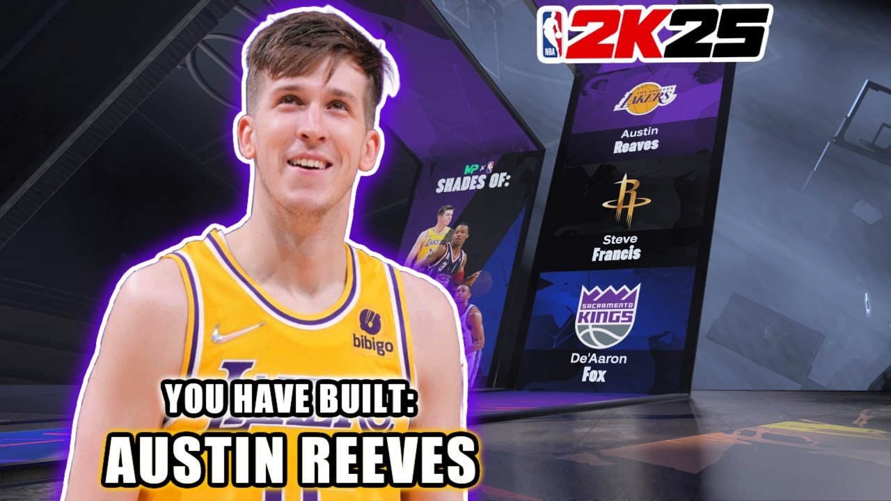Best AUSTIN REEVES Build on NBA 2K25 - YouTube