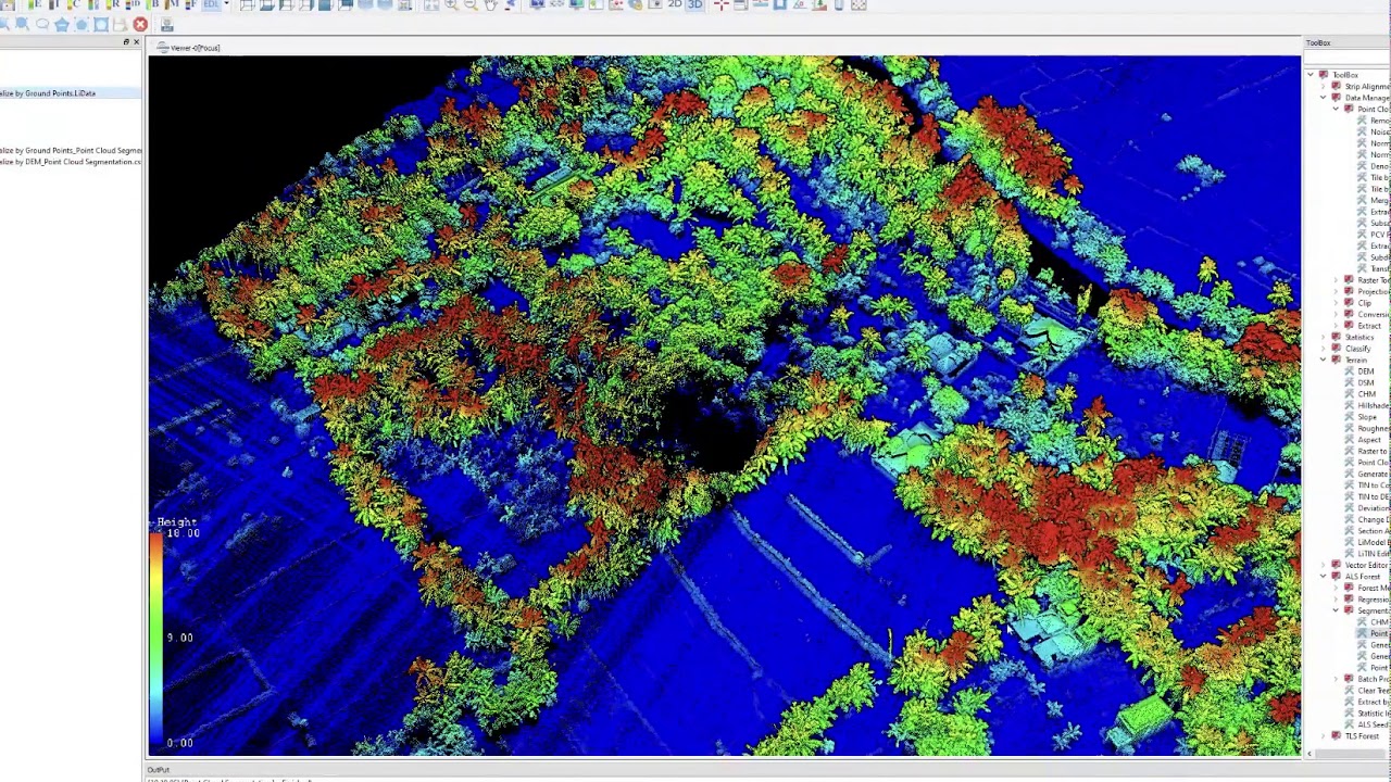 Lidar and Forest Management - Trees counting - YouTube