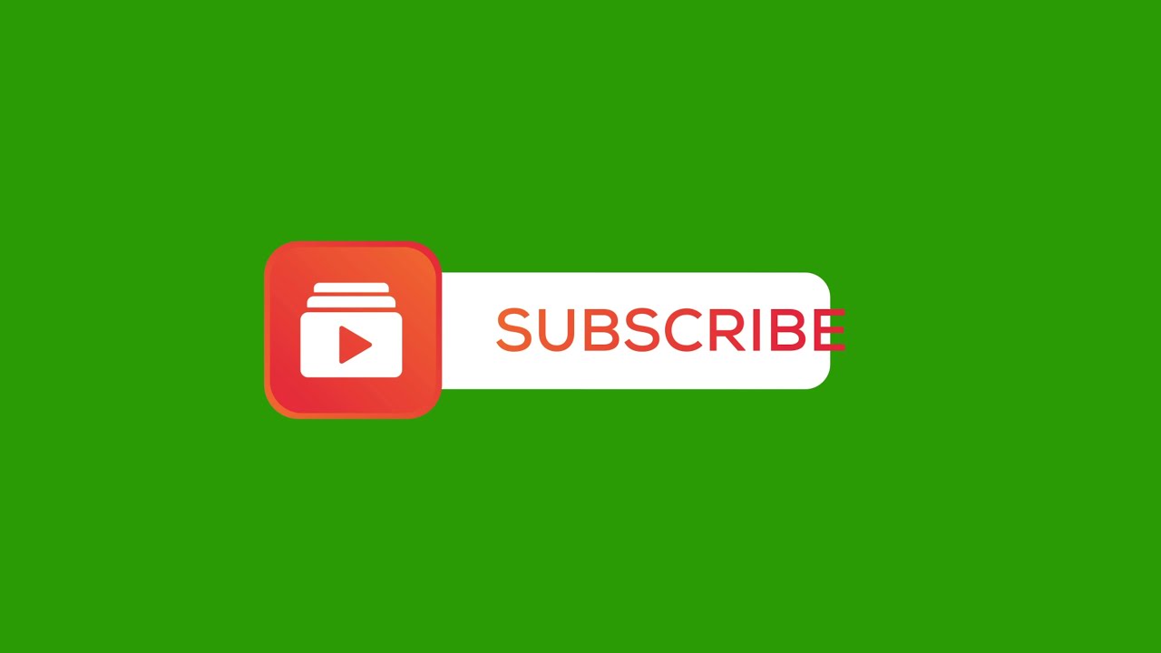 Subscribe Like and Share button Green Screen Animation | No coppyright ...