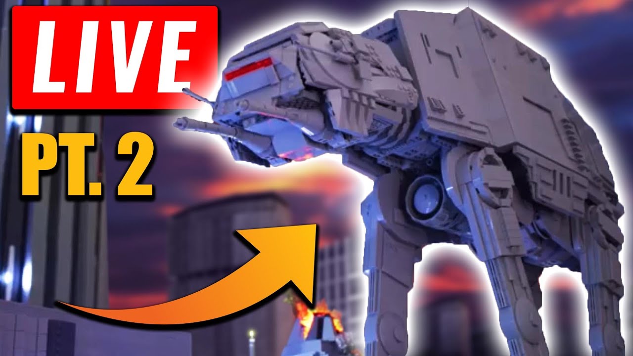 🔴LIVE LEGO 2021 Custom UCS AT-AT Build! (6,000+ pcs) - Pt. 2 - YouTube